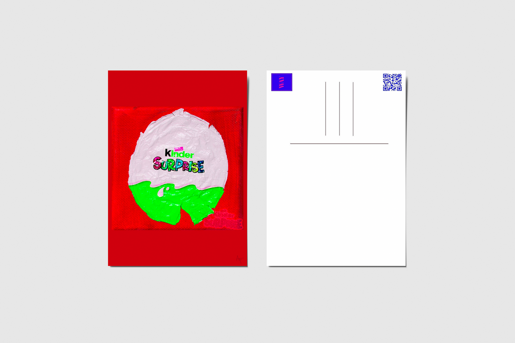 Vykort - Red Kinder – WAY Posters